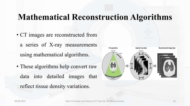 Basic Principles and History of CT Scan.pptx | Medical Tests | Medical ...