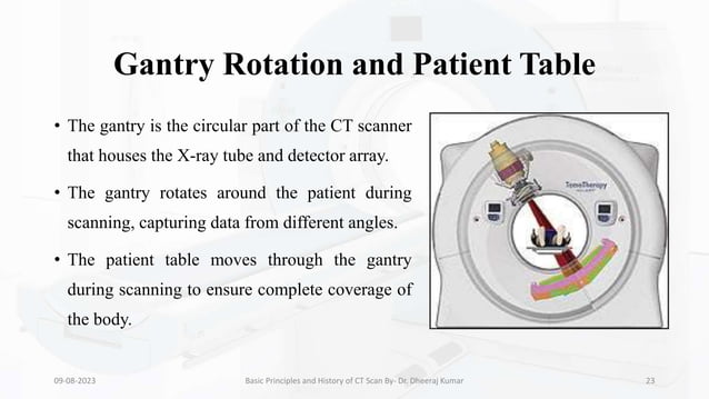 Basic Principles and History of CT Scan.pptx | Medical Tests | Medical ...