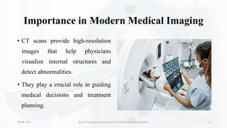 Basic Principles and History of CT Scan.pptx | Medical Tests | Medical ...