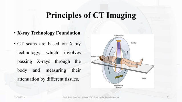 Basic Principles and History of CT Scan.pptx | Medical Tests | Medical ...
