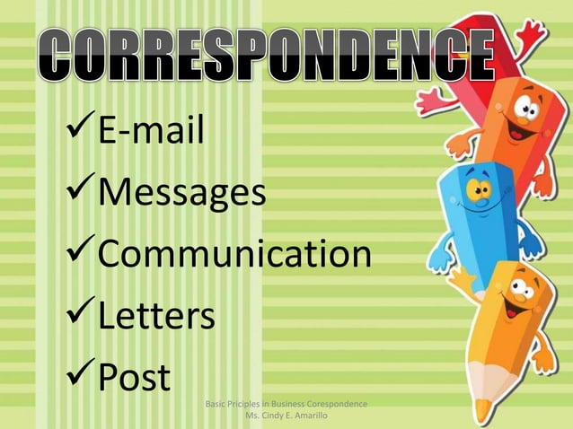 Basic principles in Business Correspondence | PPTX | Resume Writing and ...