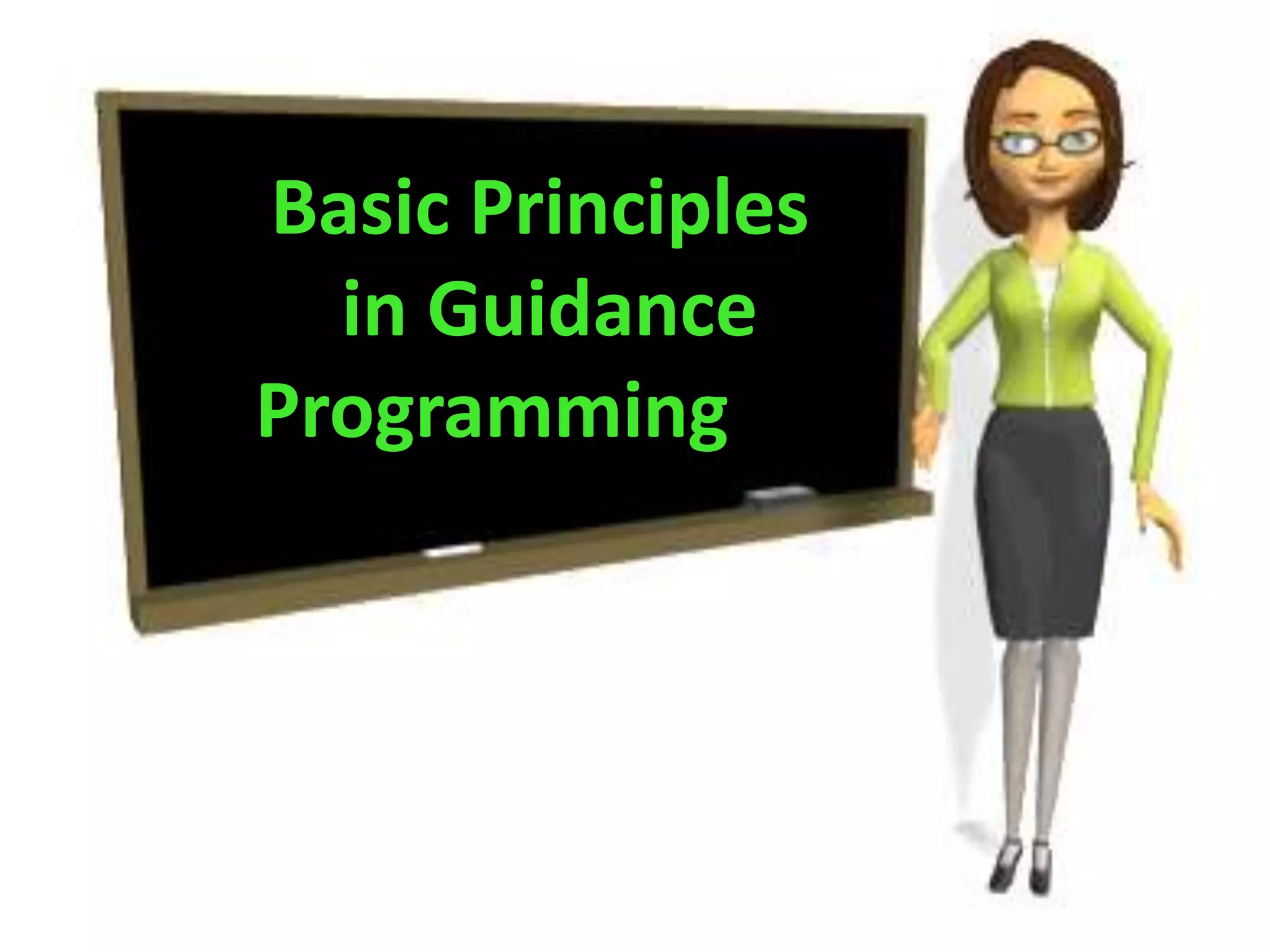 Basic principles in guidance programming | PPT