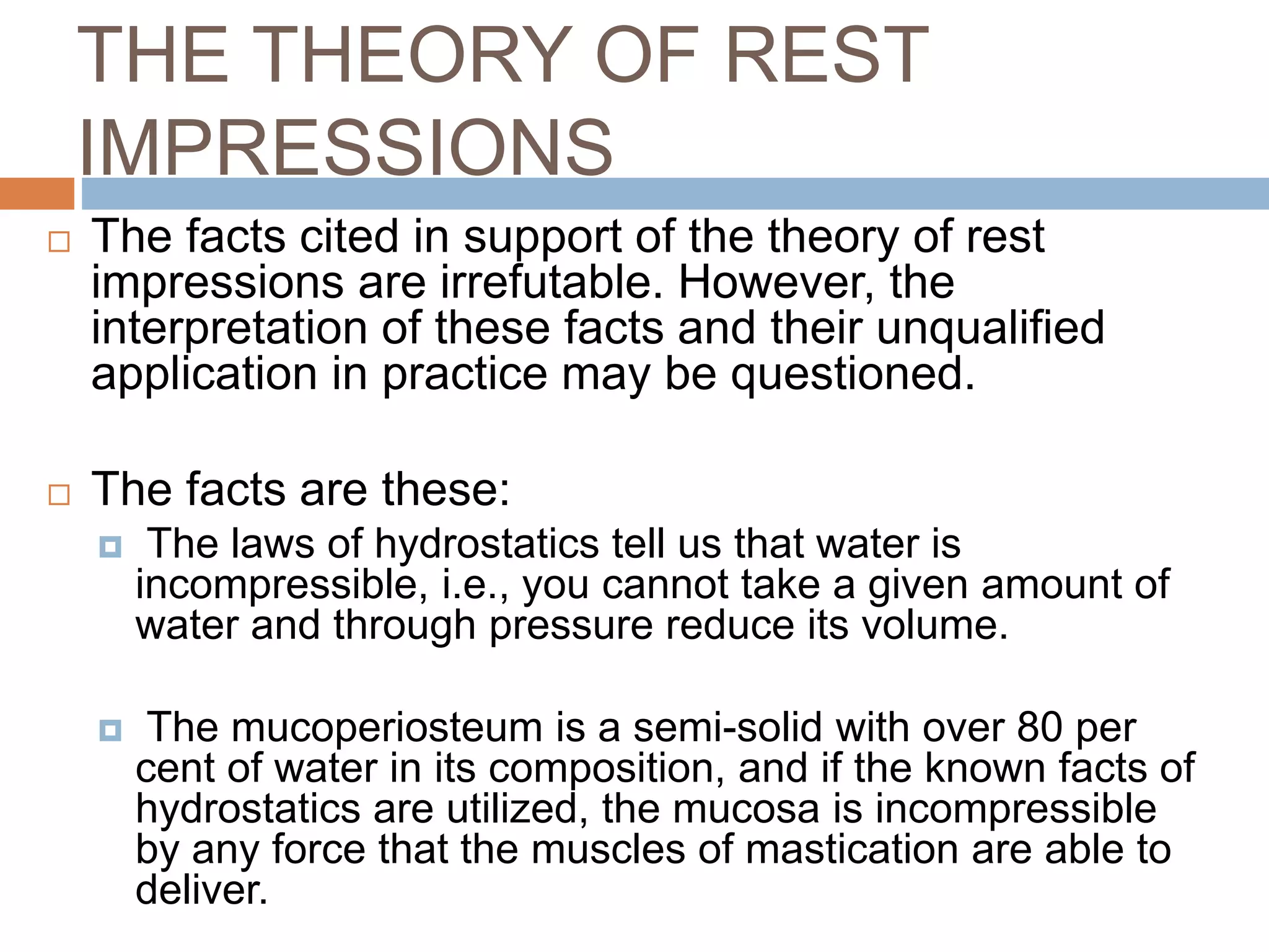 Basic principles in impression making | PPTX