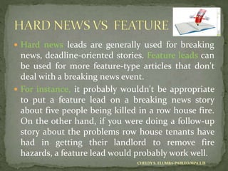 Basic principles in news writing | PPTX