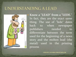 Basic principles in news writing | PPTX