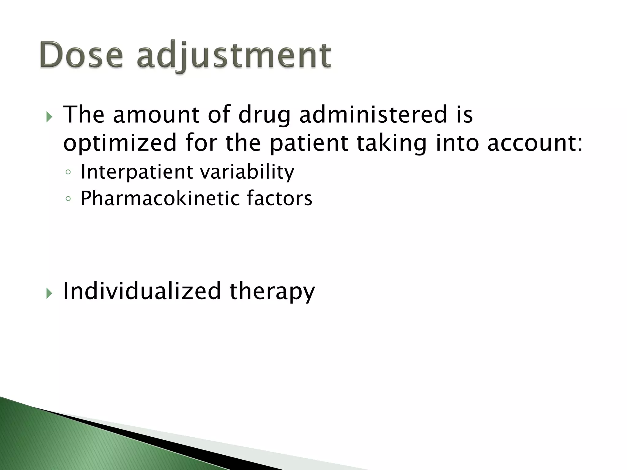 Design and optimizing of dosage regimen - pharmacology | PPT