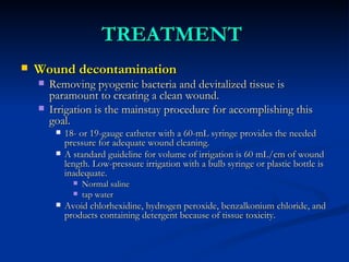 Basic Principles In The Management Of Soft Tissue | PPT | First Aid ...