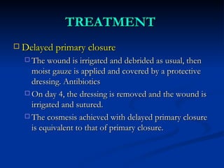Basic Principles In The Management Of Soft Tissue | PPT | First Aid ...