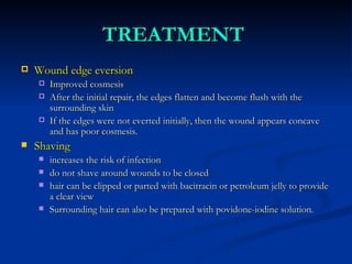 Basic Principles In The Management Of Soft Tissue | PPT | First Aid ...