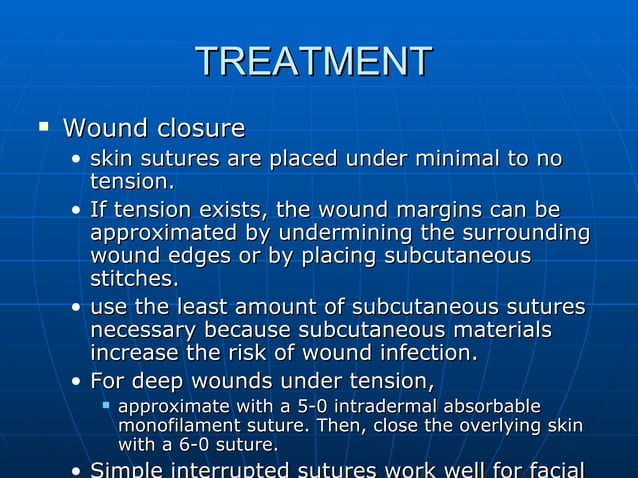 Basic Principles In The Management Of Soft Tissue Injuries of the Face ...
