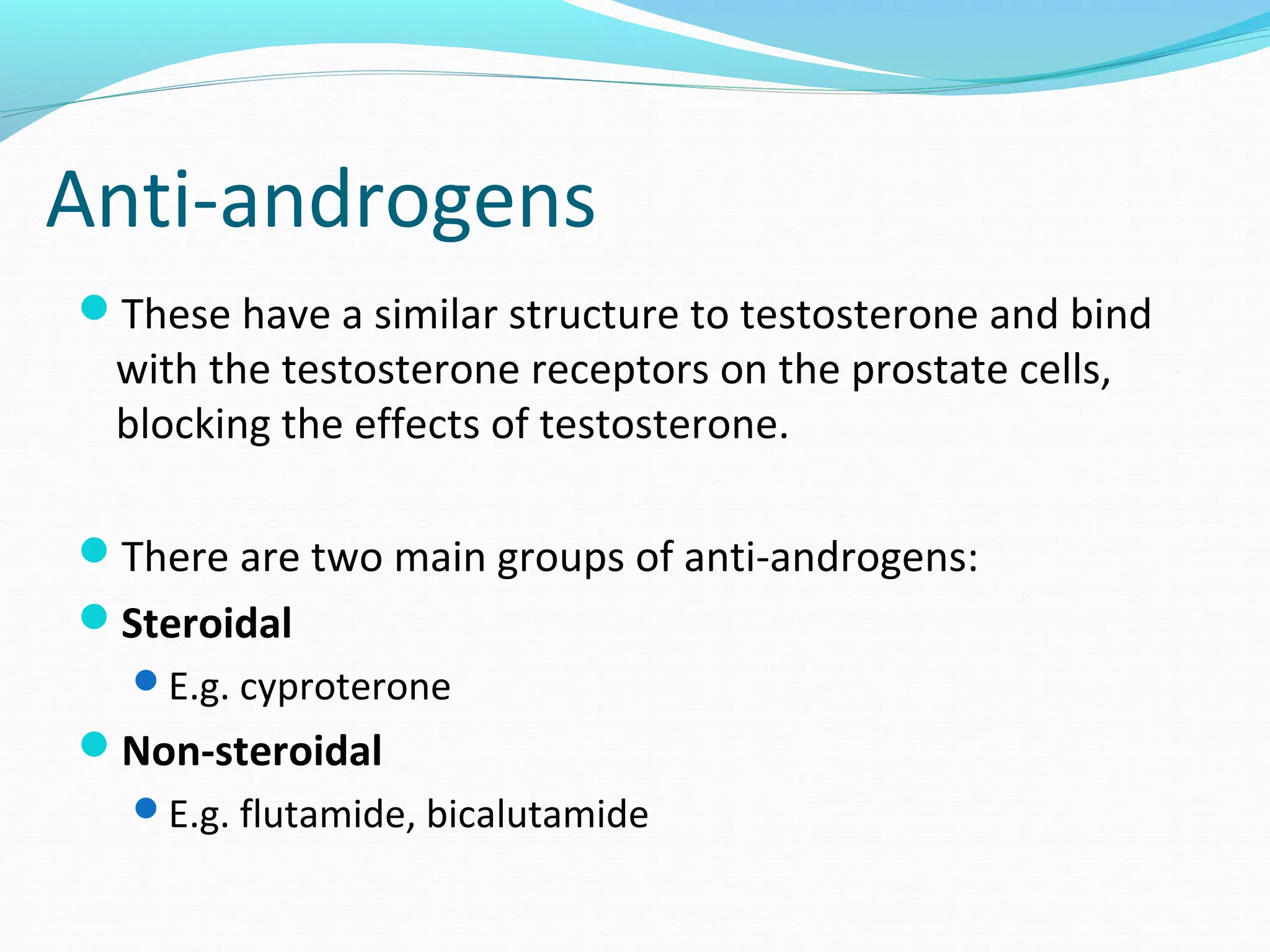 Androgen Deprivation Therapy and Prostate Cancer | PPT