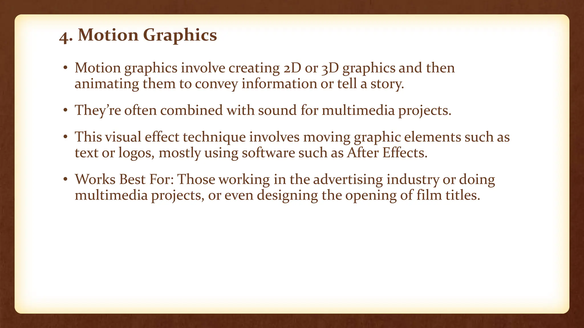 Basic Principles and Types of Animations | PPTX