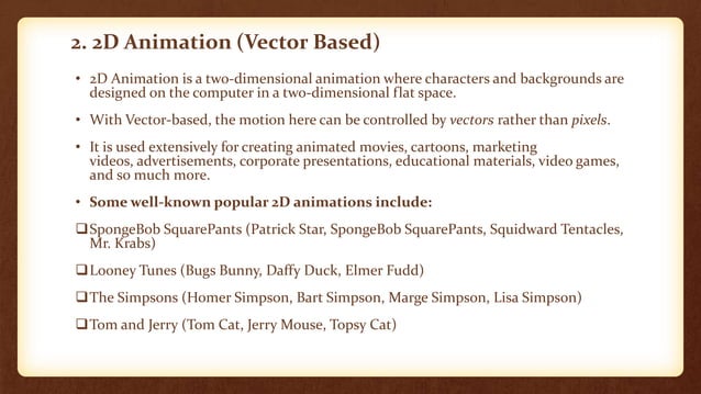 Basic Principles and Types of Animations | PPTX | Computer Animation | Computer Software and ...