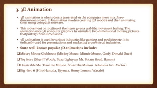 Basic Principles and Types of Animations | PPTX