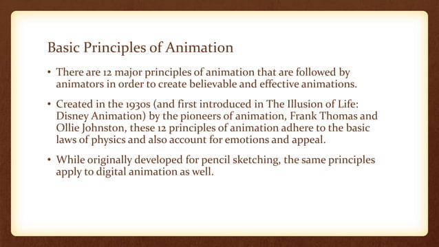 Basic Principles and Types of Animations | PPTX | Computer Animation | Computer Software and ...