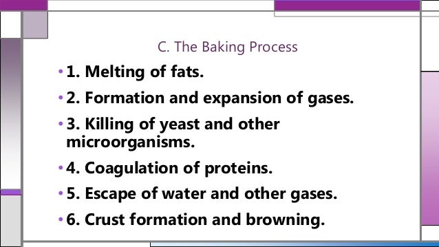 Basic principles of baking grade 10