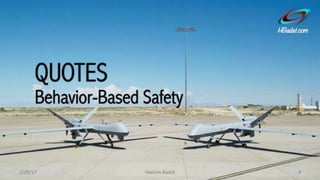 Principles of Behavior Based Safety (BBS) | PPTX
