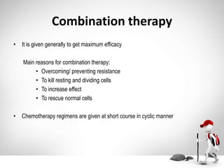 Basic principles of cancer chemotherapy | PPTX