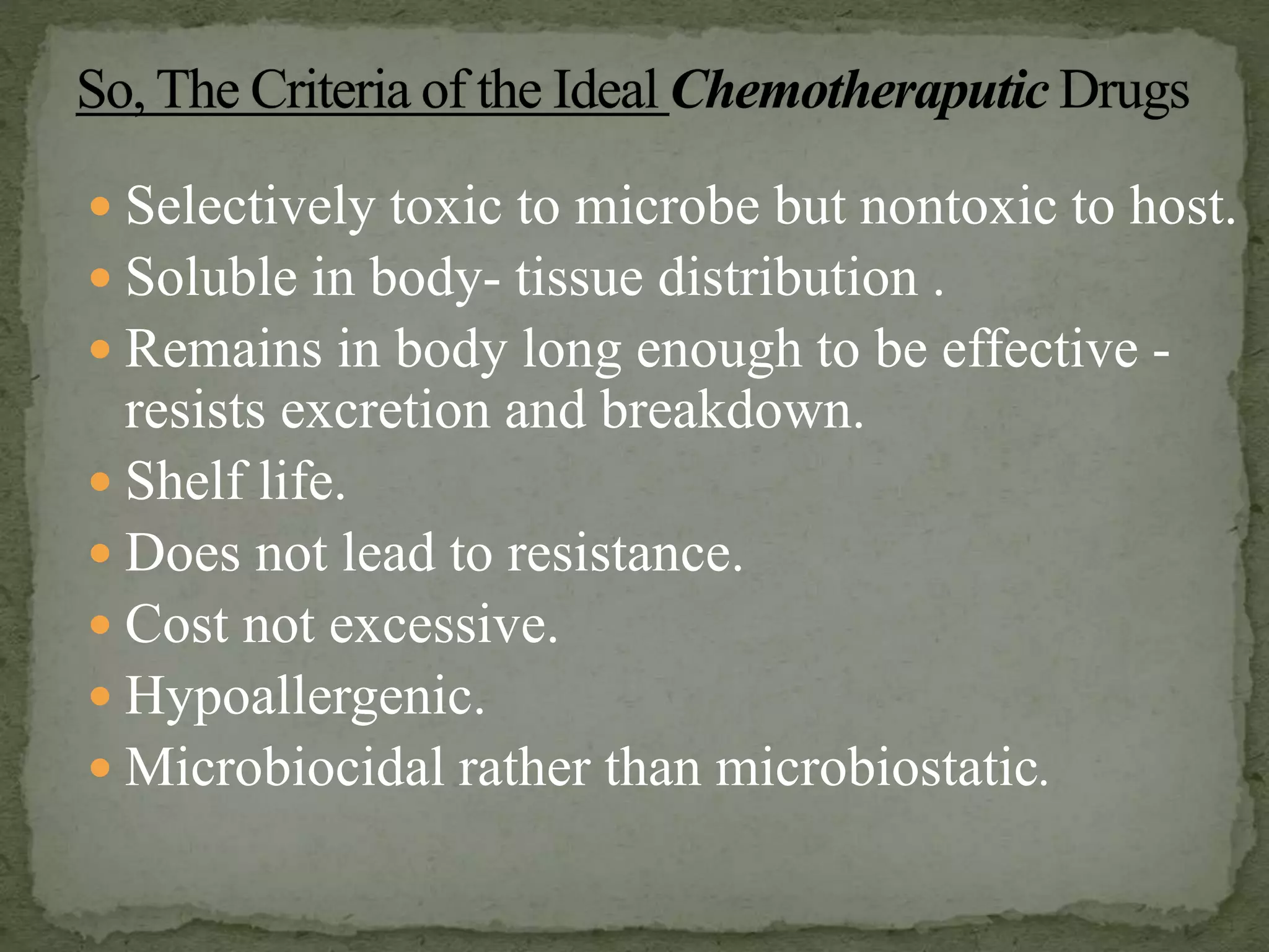 Basic Principles of Chemotherapy | PPTX