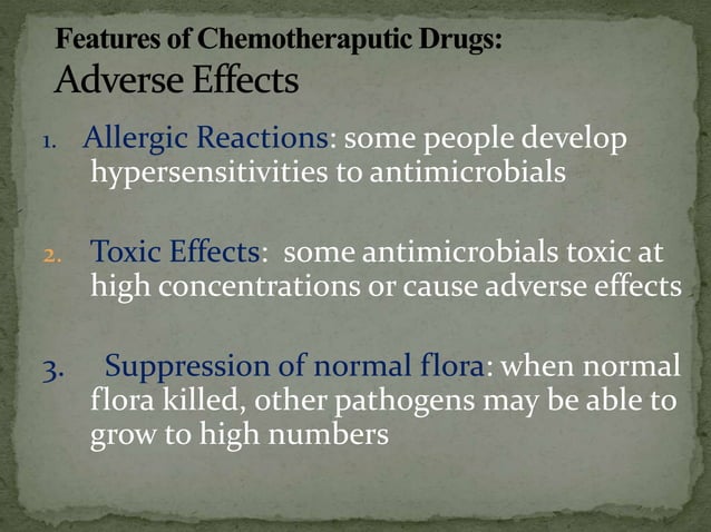 Basic Principles of Chemotherapy | PPTX | Chemistry | Science