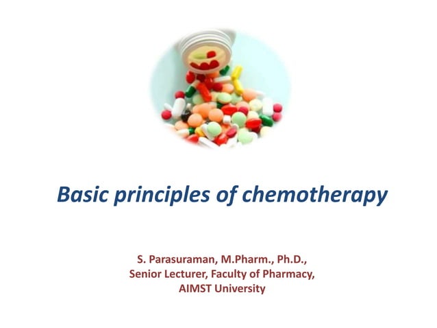 Basic principles of chemotherapy | PPTX | Infectious Diseases ...
