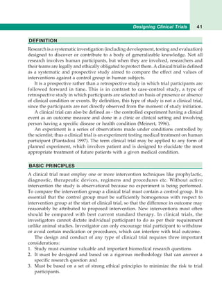Basic Principles of Clinical Research and Methodology 1st Edition SK ...