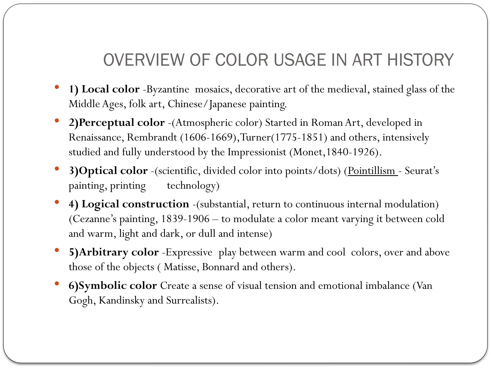 Basic principles of color theory - color manipulation | PPTX