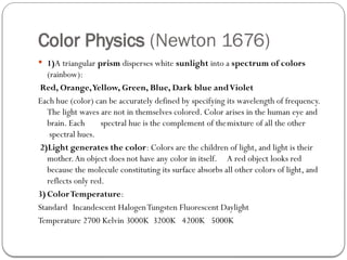 Basic principles of color theory - color manipulation | PPTX