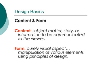 Basic principles of design | PPT | Design | Fine Art