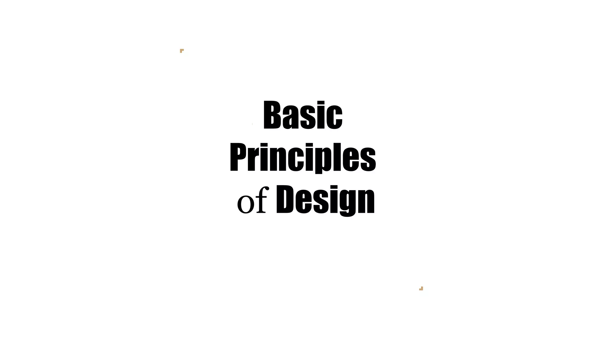 Basic Principles of Design | PPT