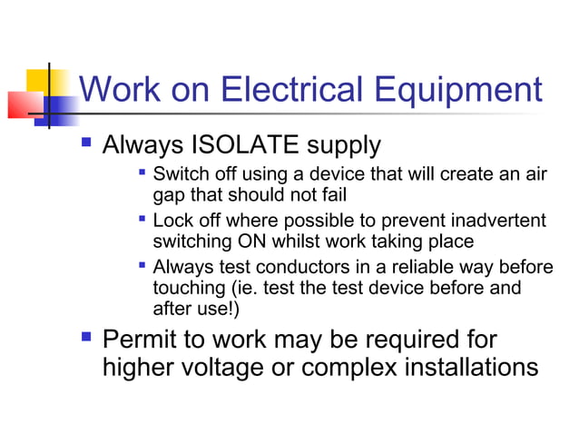 Basic principles of electrical safety | PPT | First Aid | Injuries
