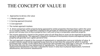 BASIC PRINCIPLES OF ENGINEERING VALUATION.pptx | Real Estate Industry ...