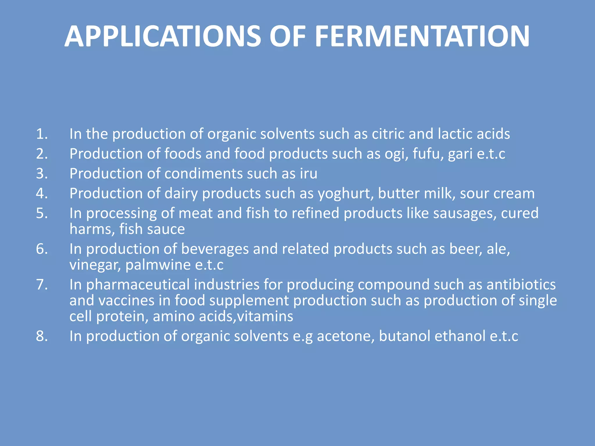 Basic principles of food fermentation | PPTX