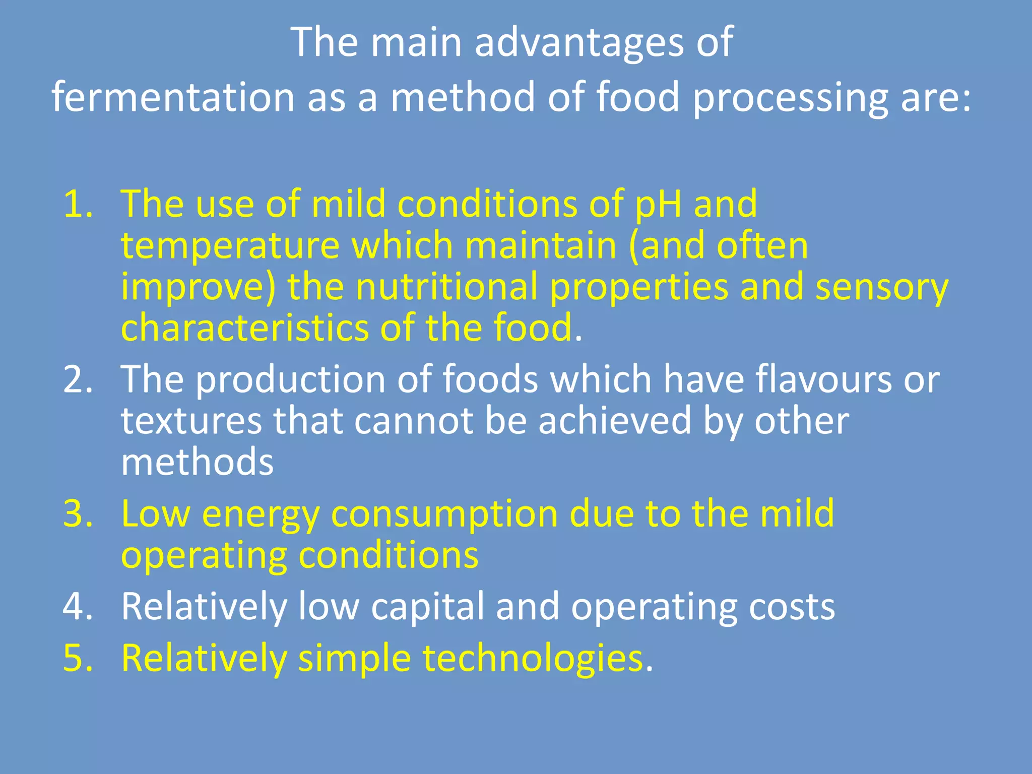 Basic principles of food fermentation | PPTX