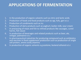Basic principles of food fermentation | PPTX