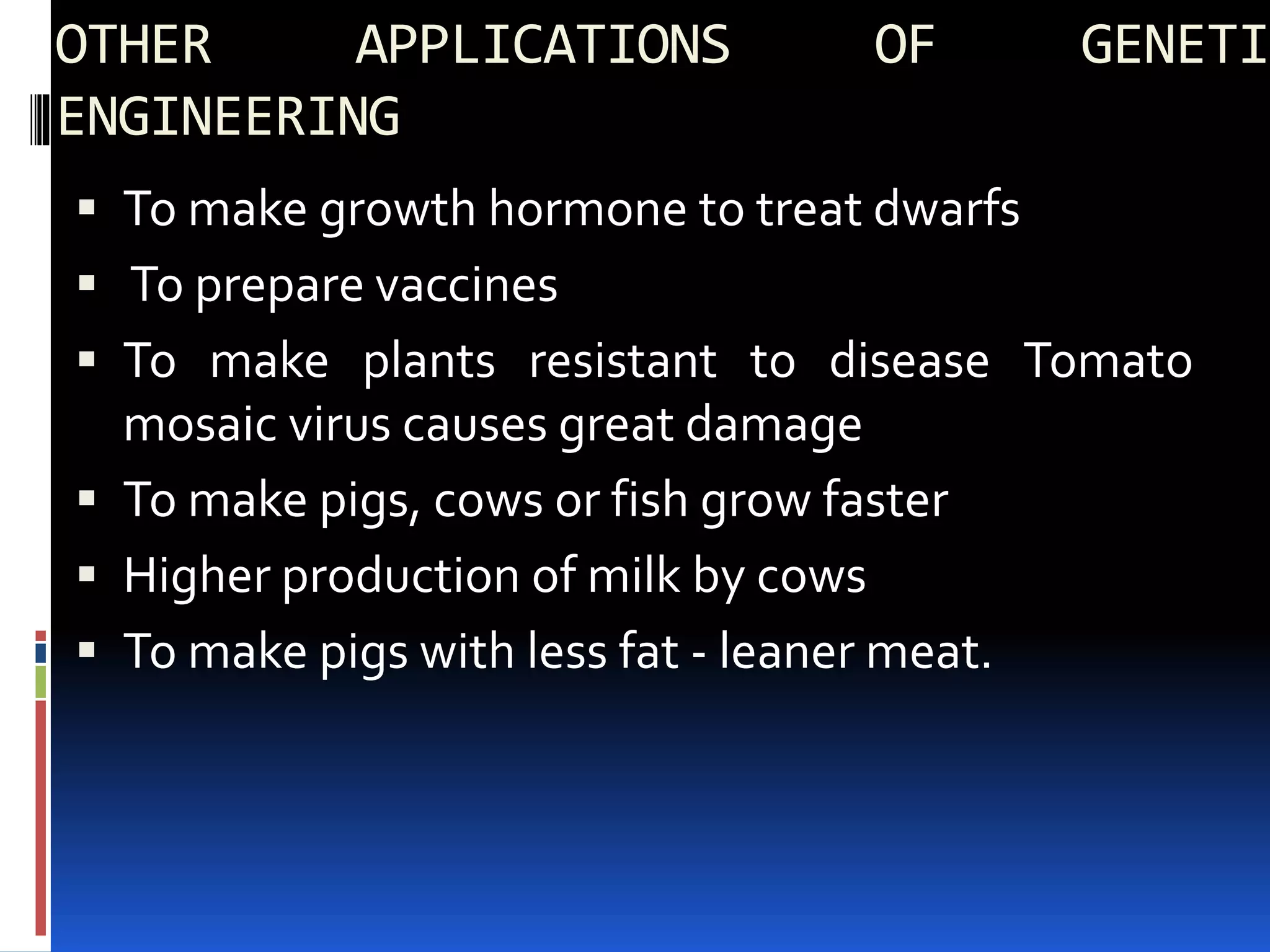 Basic principles of genetic engineering | PPTX