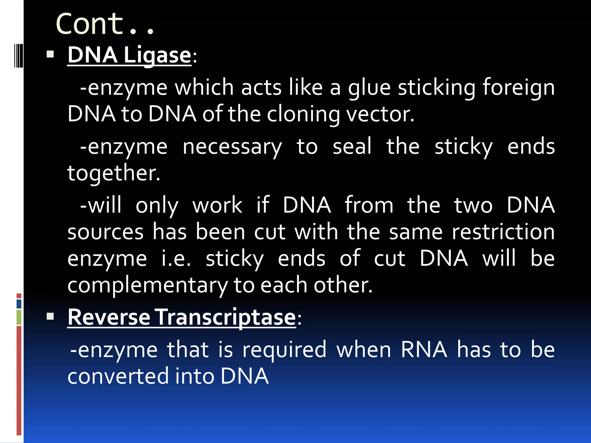 Basic principles of genetic engineering | PPTX