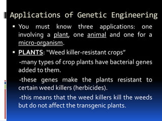 Basic principles of genetic engineering | PPTX