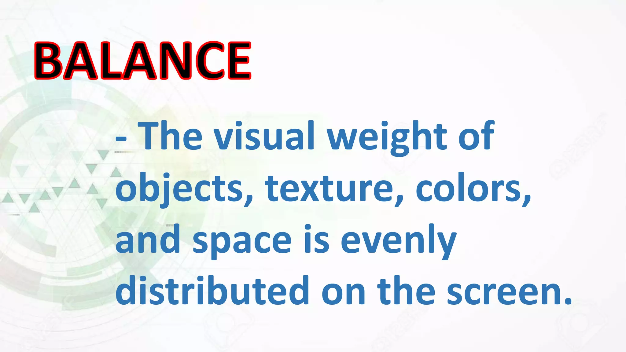 Basic principles of graphics and layout | PPTX | Search | Internet