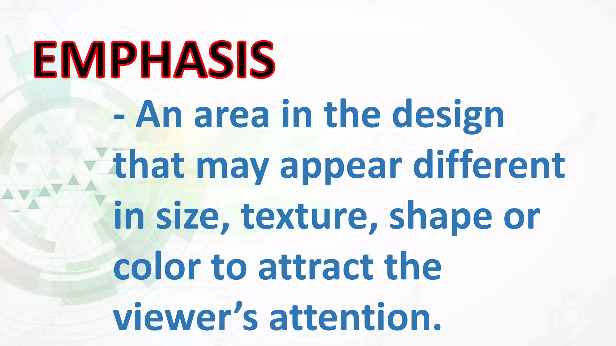 Basic principles of graphics and layout | PPTX