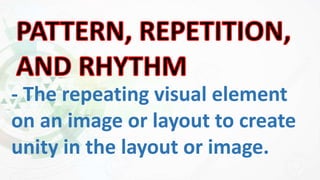 Basic principles of graphics and layout | PPTX