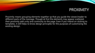 Basic principles of grapics and layout | PPTX