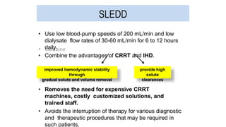 Basic principles of haemodialysis | PPTX