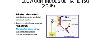 Basic principles of haemodialysis | PPTX