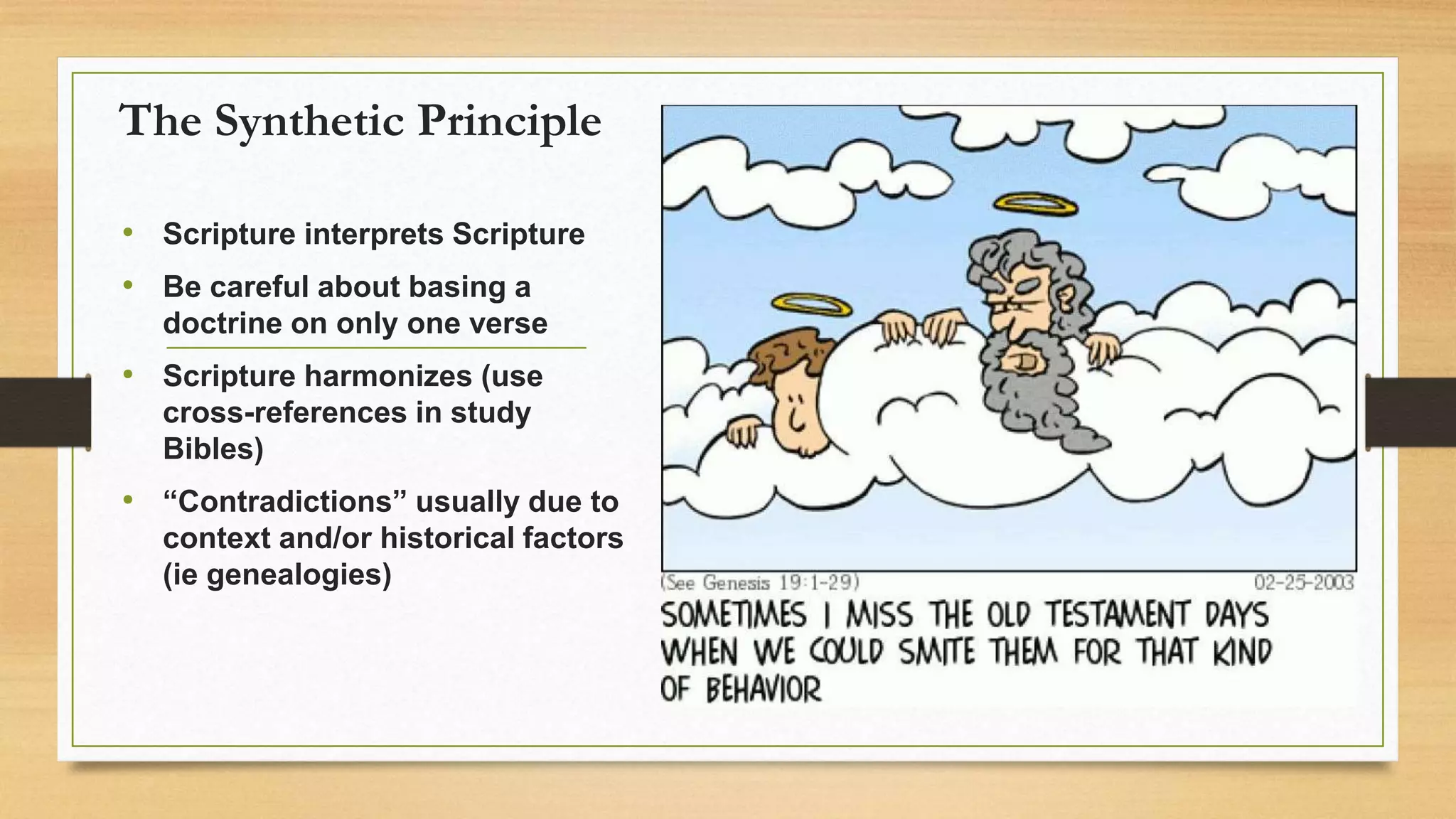Basic principles of hermeneutics | PPTX