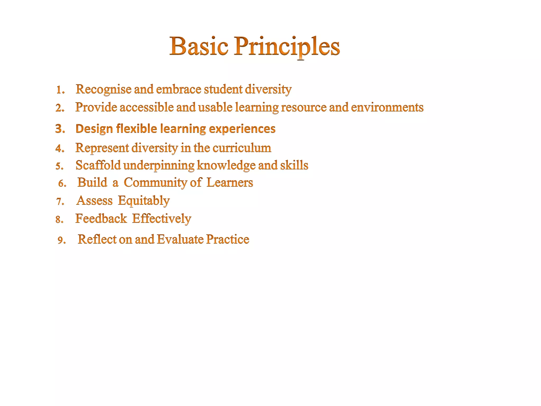 Basic principles of inclusive education | PPTX