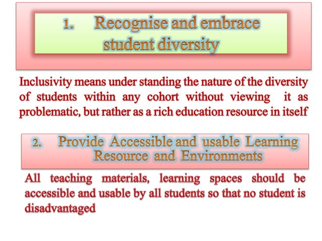 Basic principles of inclusive education | PPTX