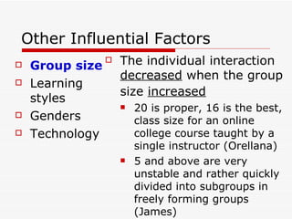 Basic principles of interaction for learning in web based environment | PPT