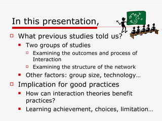 Basic principles of interaction for learning in web based environment | PPT