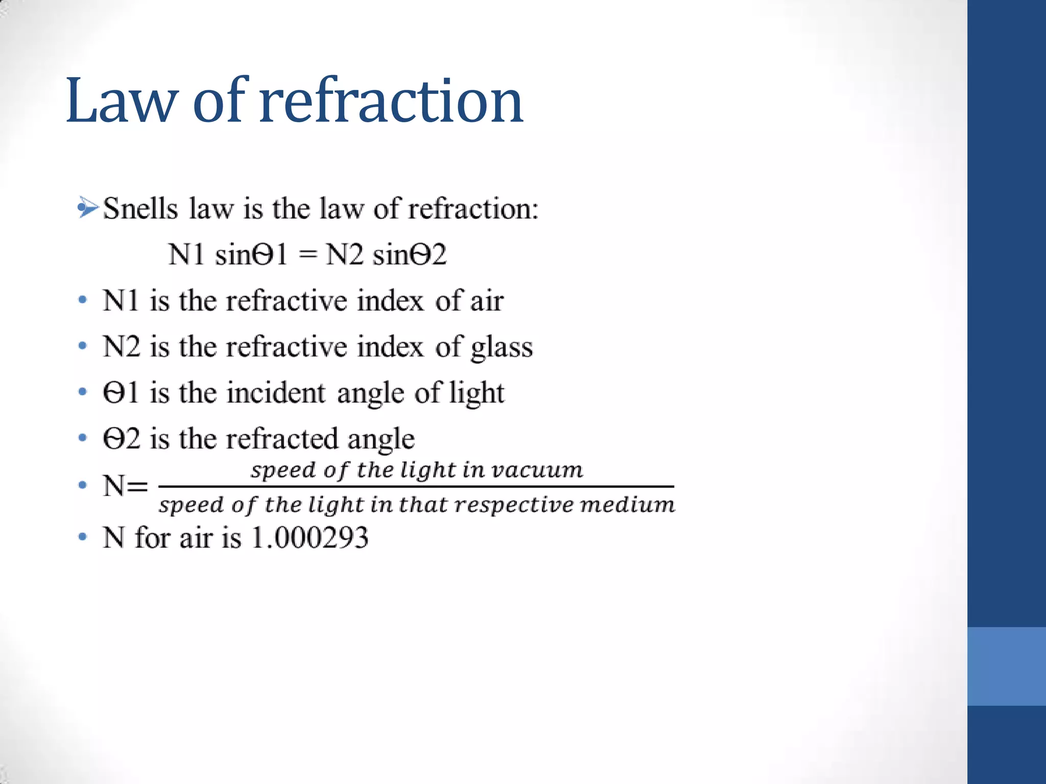 Basic principles of light control | PPTX